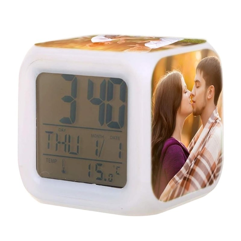 Ceas digital pentru sublimare - 4 suprafețe sublimabile